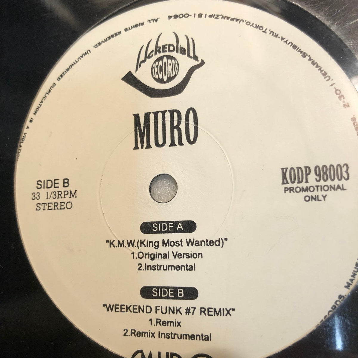 KING MOST WANTED / MURO – "IT'2 MUS1C" Shibuya CLUB BALL Official Web Store